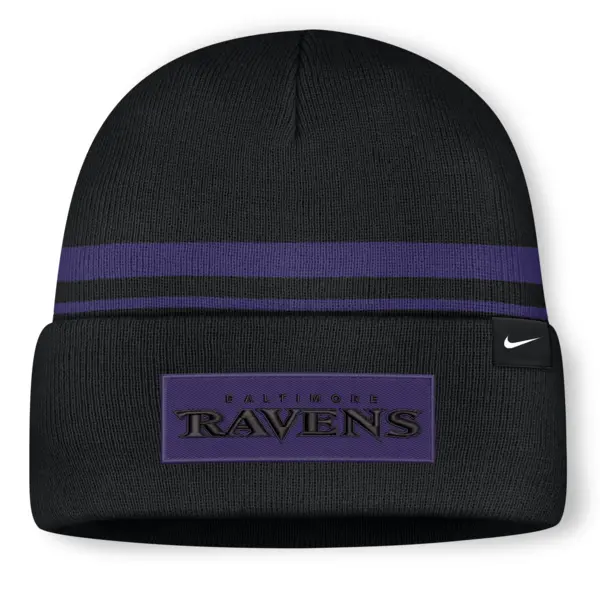 Nike Baltimore Ravens Primetime Utility Nfl Cuffed Beanie