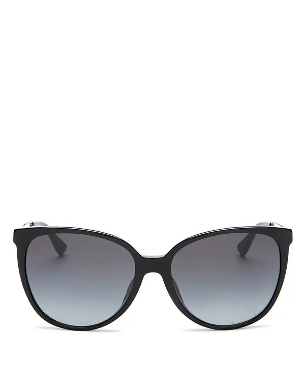 Givenchy Round Sunglasses, 57mm - Black/dark Gray