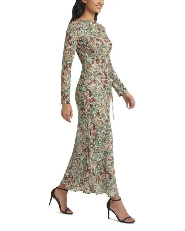 Maggy London Long Sleeve Printed Dress