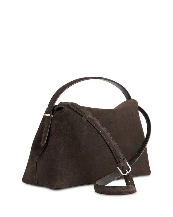 TOTEME T-lock Suede Top Handle Bag