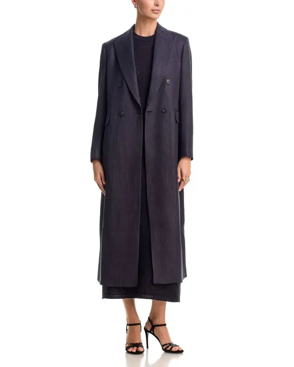 Eleventy Wool Blend Duster Coat