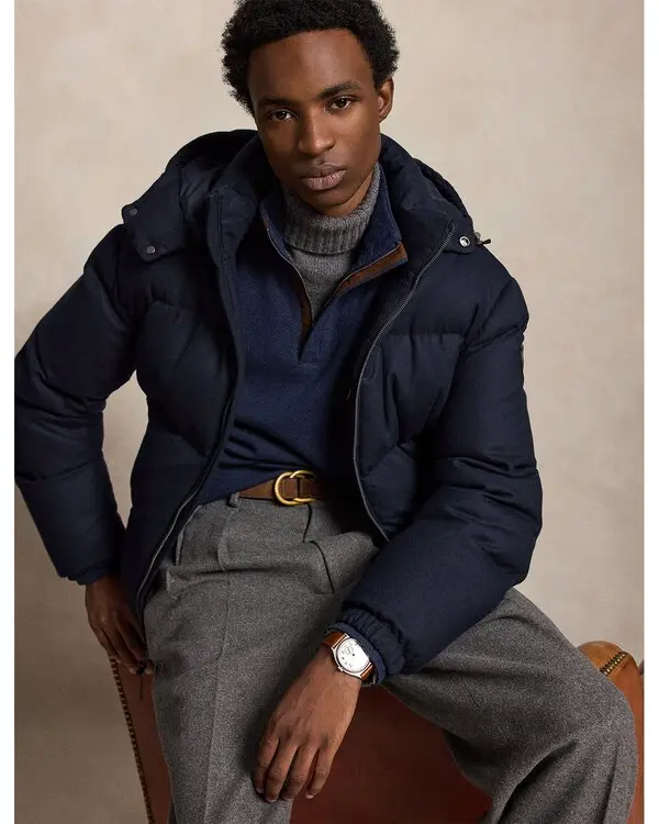 Polo Ralph Lauren Luxury Jersey Quarter Zip Pullover - Navy Multi