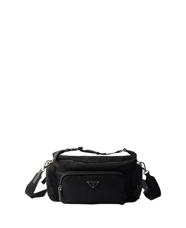 Prada Re-nylon And Saffiano Leather Shoulder Bag