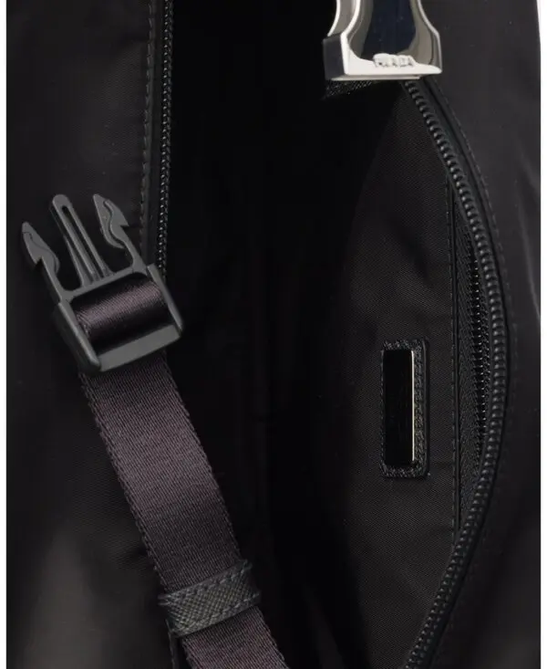Prada Re-nylon And Saffiano Leather Shoulder Bag