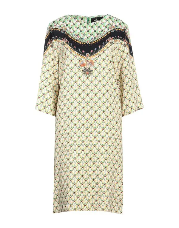 Etro Midi Dress Size Viscose, Elastane