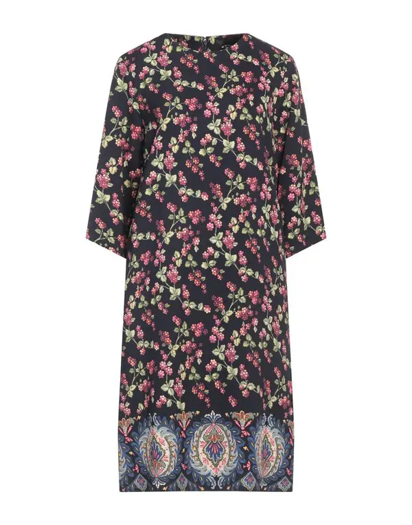 Etro Midi Dress Midnight Size Viscose, Elastane