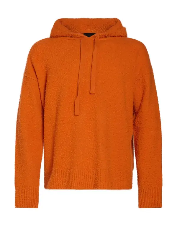 ROBERTO COLLINA Sweater Plum Size Merino Wool - Orange