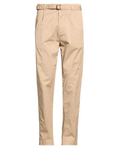 OFFICINA36 Pants Camel Size Cotton, Elastane