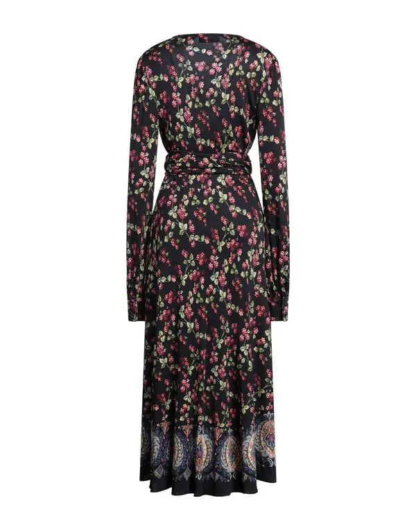 Etro Midi Dress Midnight Size Viscose