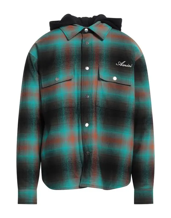 Amiri Jacket Emerald Size Cotton