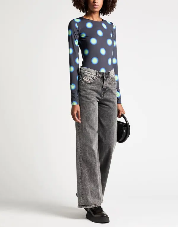 MAISON MARGIELA Bodysuit Charcoal Size Polyamide, Elastane