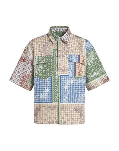 Rhude Shirt Size Linen, Cotton