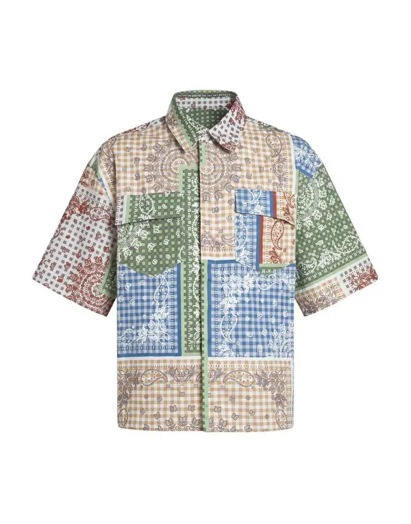 Rhude Shirt Size Linen, Cotton