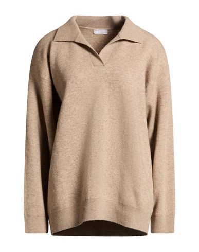 Brunello Cucinelli Sweater Size Cashmere, Polyamide, Elastane - Beige