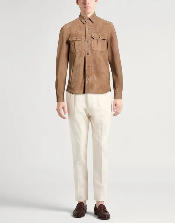 Boglioli Jacket Camel Size Leather