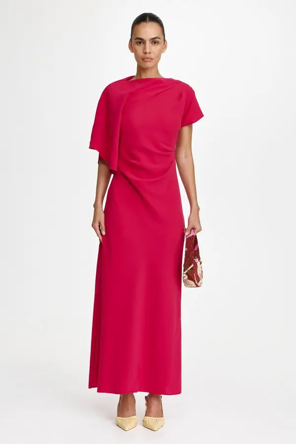 Acler Lansvale Maxi Dress - Berry