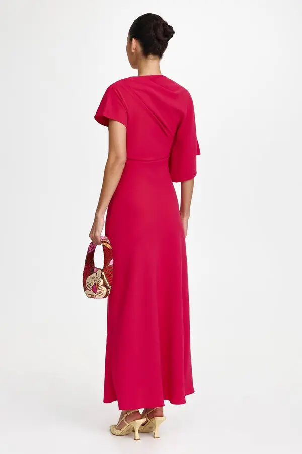 Acler Lansvale Maxi Dress - Berry