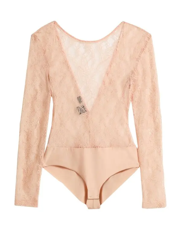 Pinko Bodysuit Blush Size Polyamide, Elastane