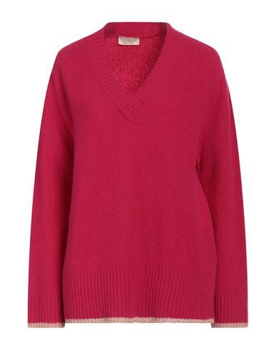 Momoni Sweater Fuchsia Size Virgin Wool, Polyamide, Elastane, Viscose, Metallic Fiber - Pink