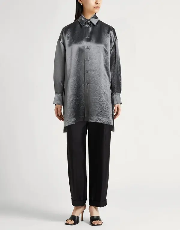 Max Mara Acetate Satin Shirt - Grey