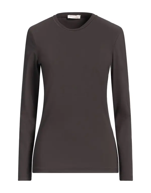 Valentino Garavani T-shirt Chocolate Size Polyamide, Elastane