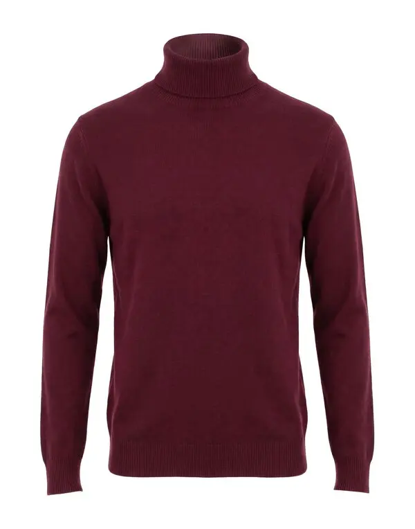 BROOKSFIELD Cashmere Turtleneck Sweater - Red