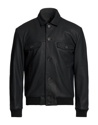 Alpha Studio Ovine Leather Casual Jacket
