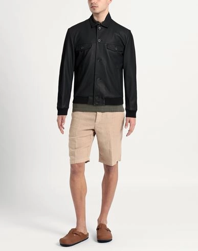 Alpha Studio Ovine Leather Casual Jacket