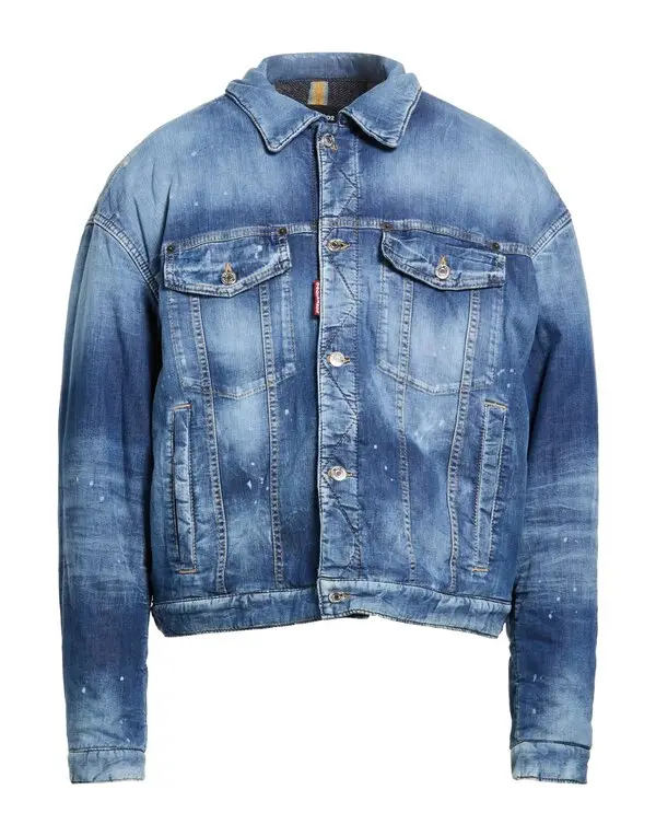 Dsquared2 Denim Outerwear Size Cotton, Elastane