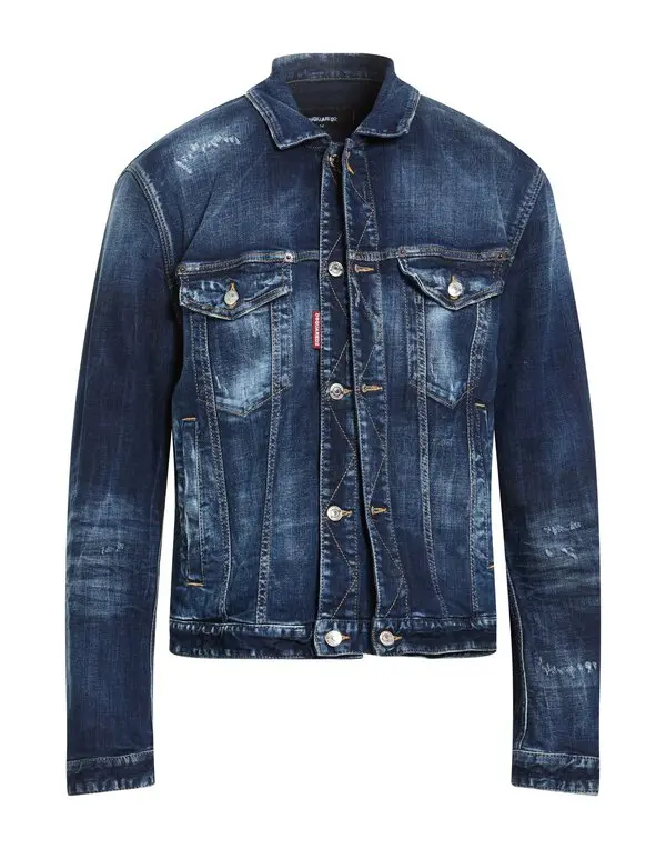 Dsquared2 Denim Outerwear Size Cotton, Elastane