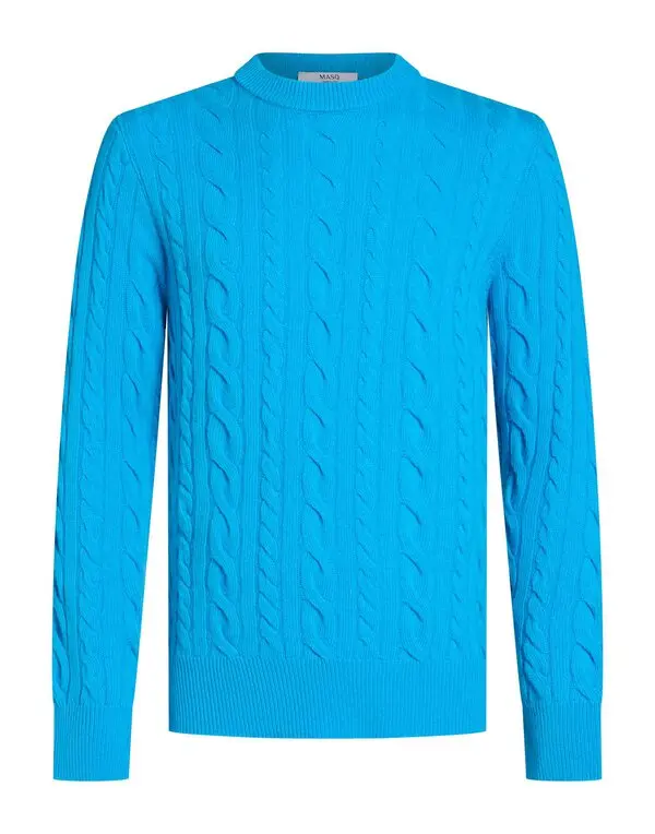 MASQ Wool Cable-knit Sweater