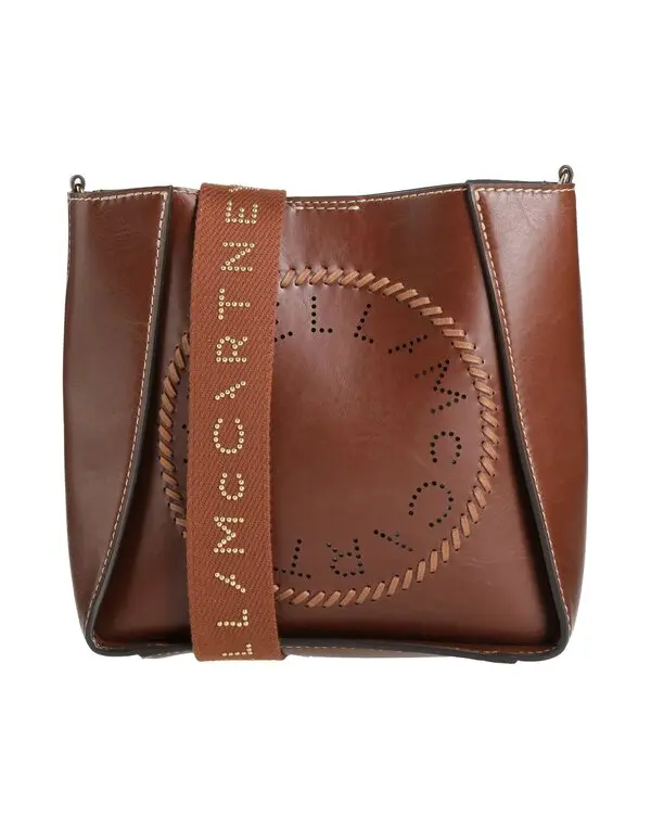 Stella McCartney Cross-body Bag Tan Polyurethane, Polyester, Polyamide