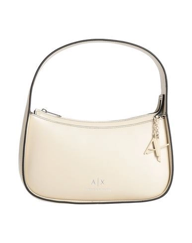 Armani Exchange Polyurethane Hobo Bag - Sand
