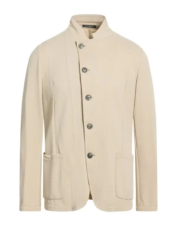 Emporio Armani Jersey Single-breasted Blazer