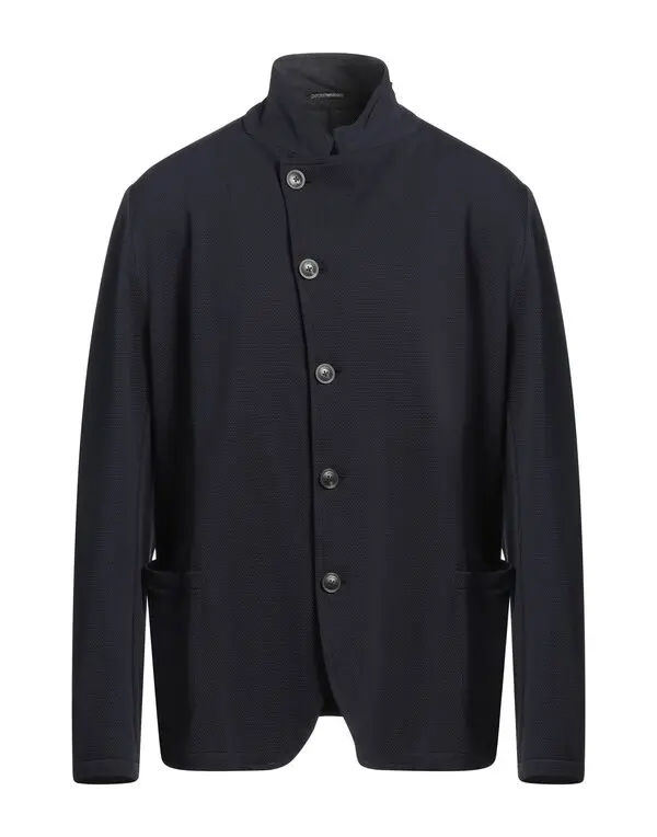 Emporio Armani Blazer Size Polyamide, Elastane - Blue