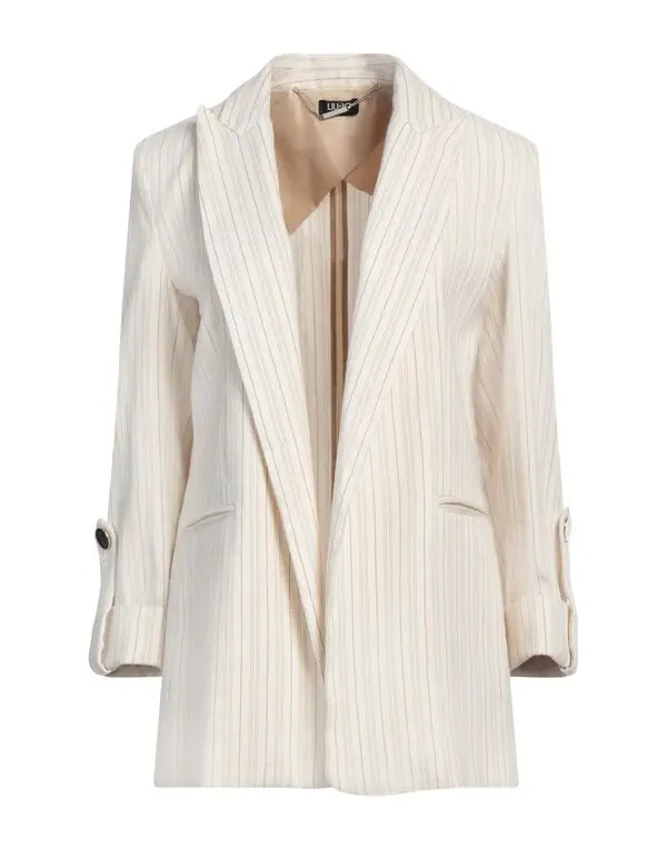 Liu Jo Blazer Ivory Size Linen, Cotton, Viscose