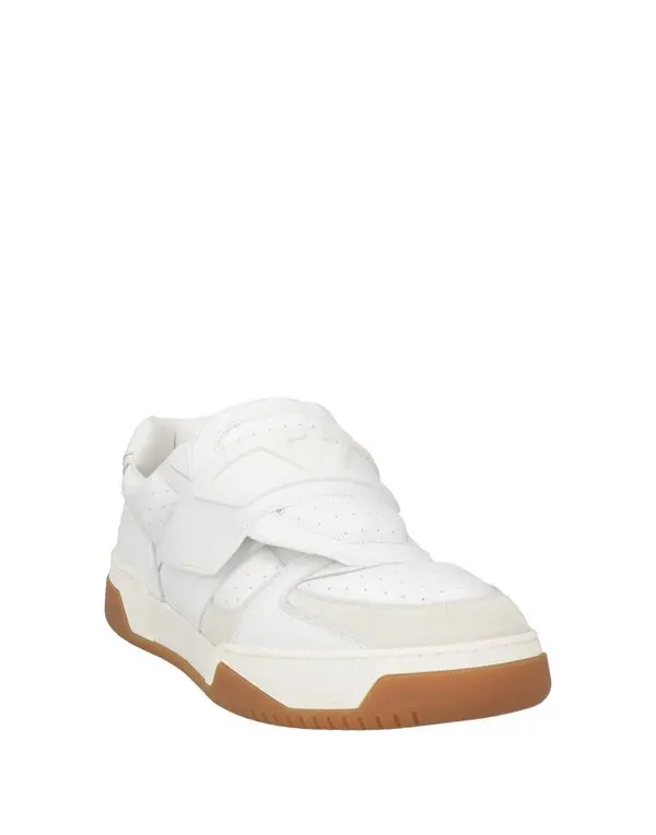 Valentino Garavani Sneakers Size Leather, Textile Fibers - White
