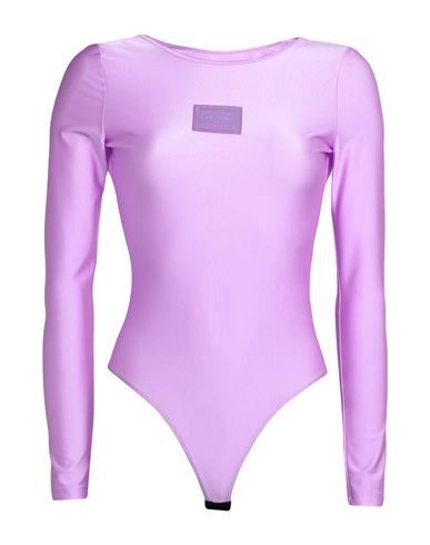 Versace Long Sleeve Bodysuit - Purple