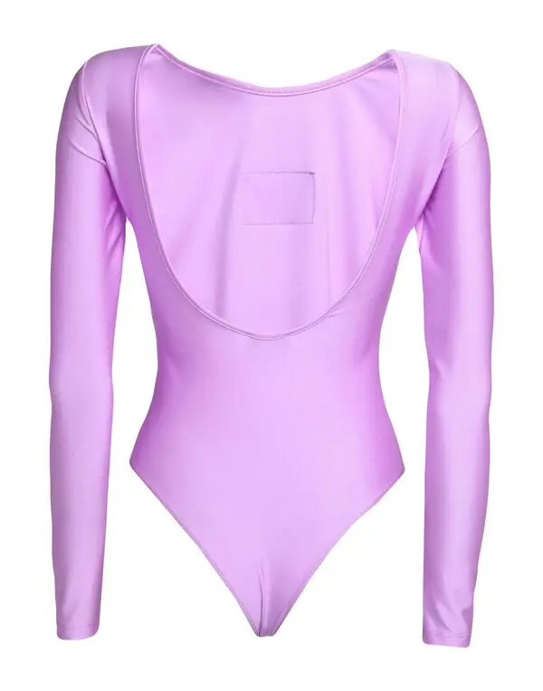 Versace Long Sleeve Bodysuit - Purple