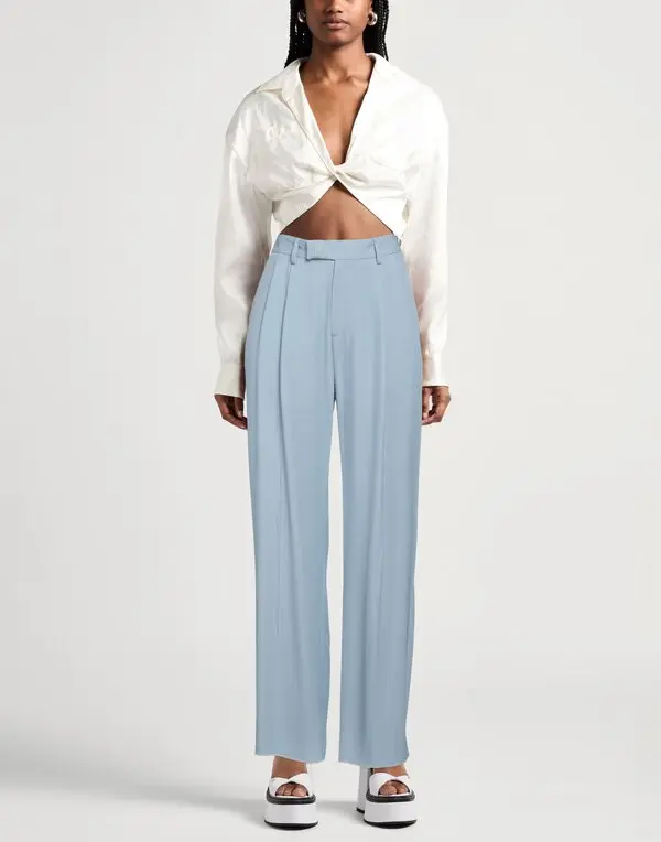 Amiri Pants Deep Teal Size Viscose - Blue