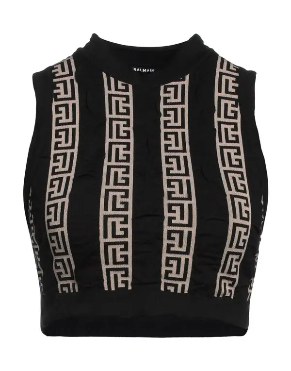Balmain Top Size Wool, Viscose, Polyamide, Elastane, Polyester
