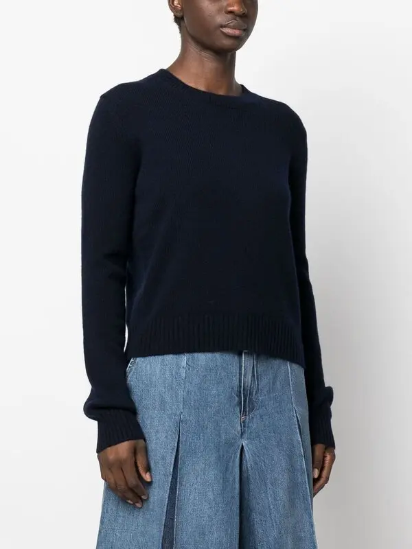 LISA YANG Mable Cashmere Crewneck Sweater - Blue