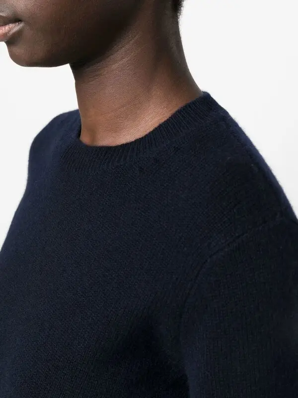 LISA YANG Mable Cashmere Crewneck Sweater - Blue