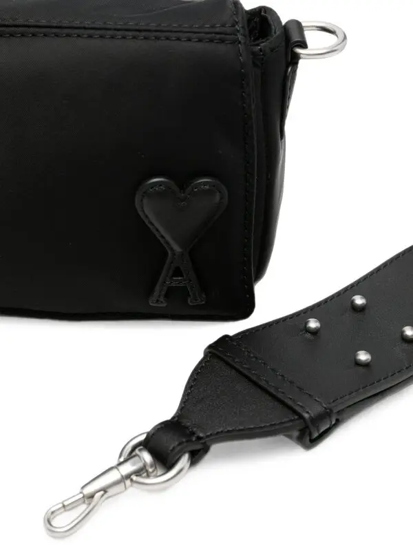 AMI Paris Marcel Nylon Camera Bag