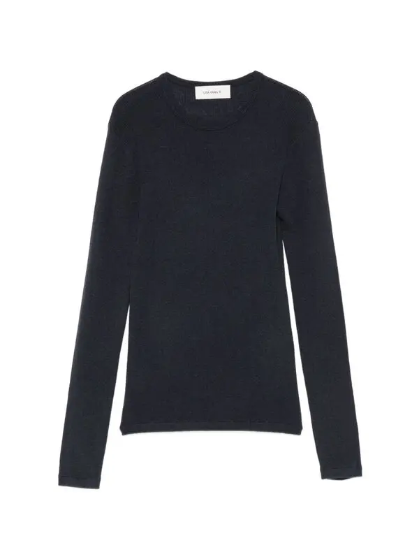 LISA YANG Vivian Cotton And Cashmere T-shirt - Blue