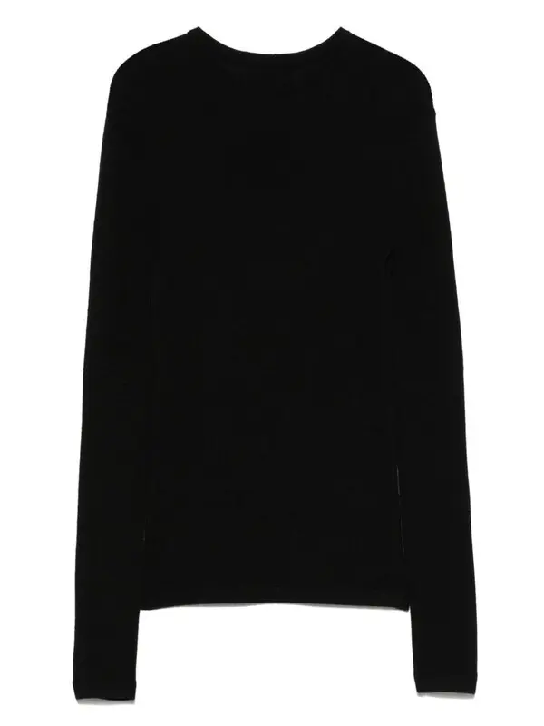 LISA YANG Vivian Cotton And Cashmere T-shirt - Black