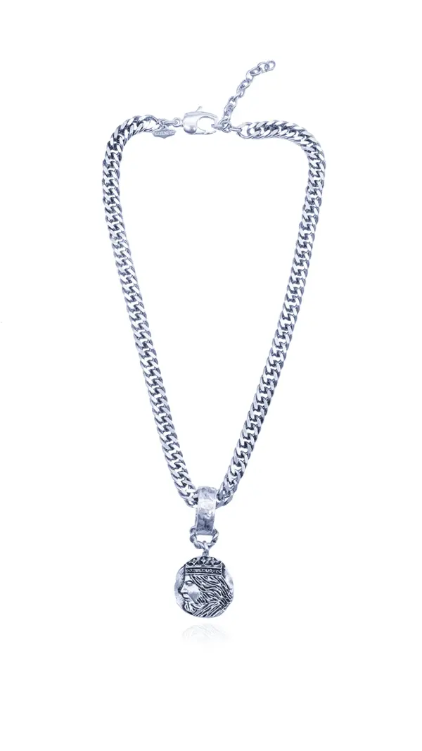 BAYEMEYC Monarch Medallion Necklace