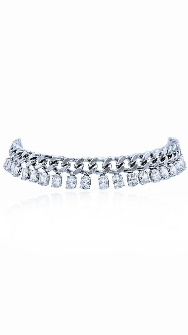 BAYEMEYC Dia Noche Choker Necklace