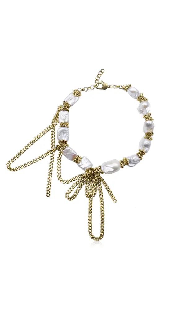 BAYEMEYC Resplandor Baroque Pearl Necklace