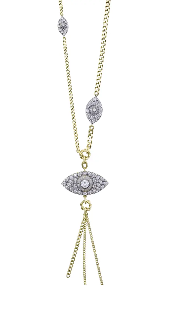 BAYEMEYC Triovista Charm Necklace